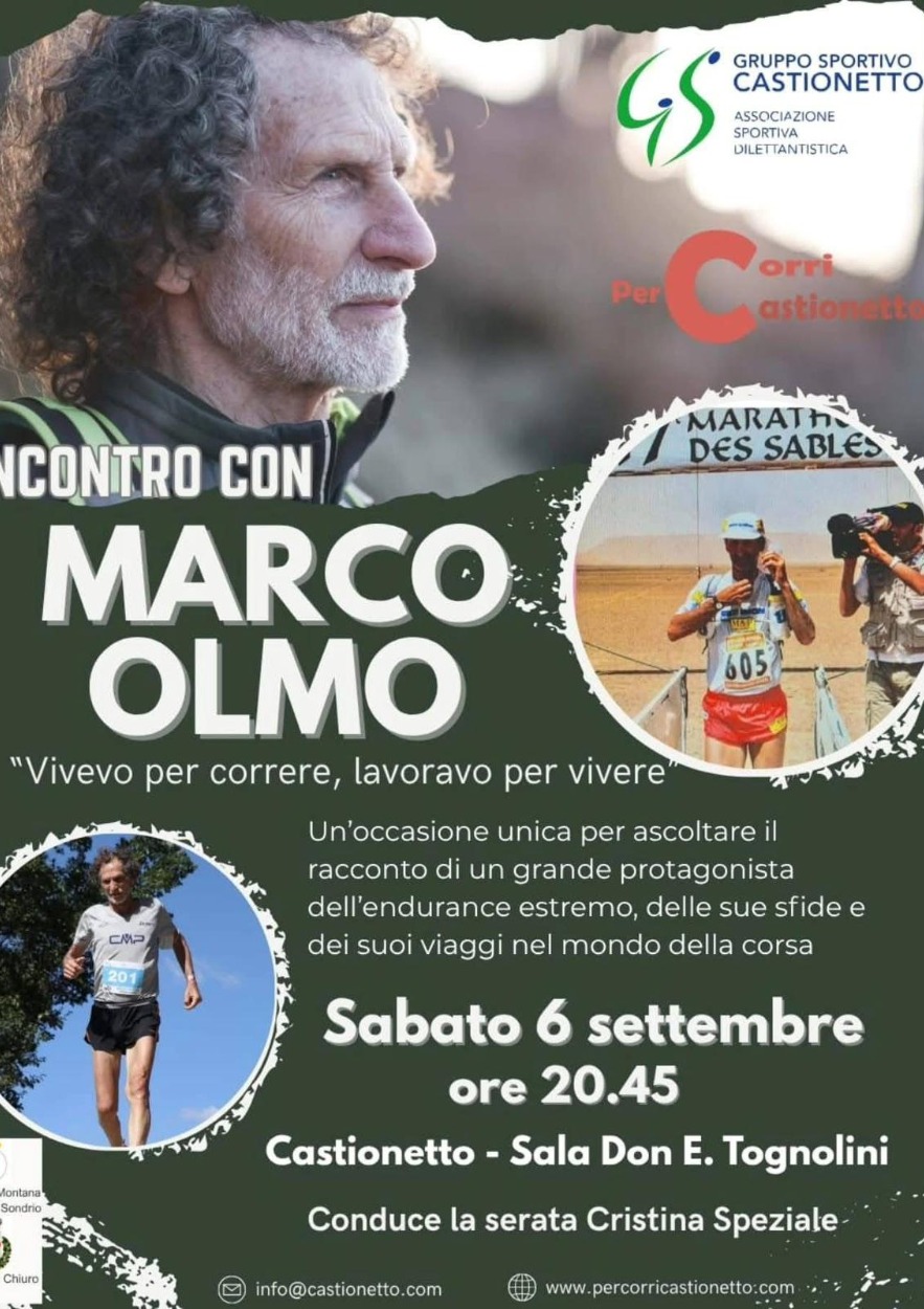 Incontro con Marco Olmo a Castionetto – 6 settembre 2025