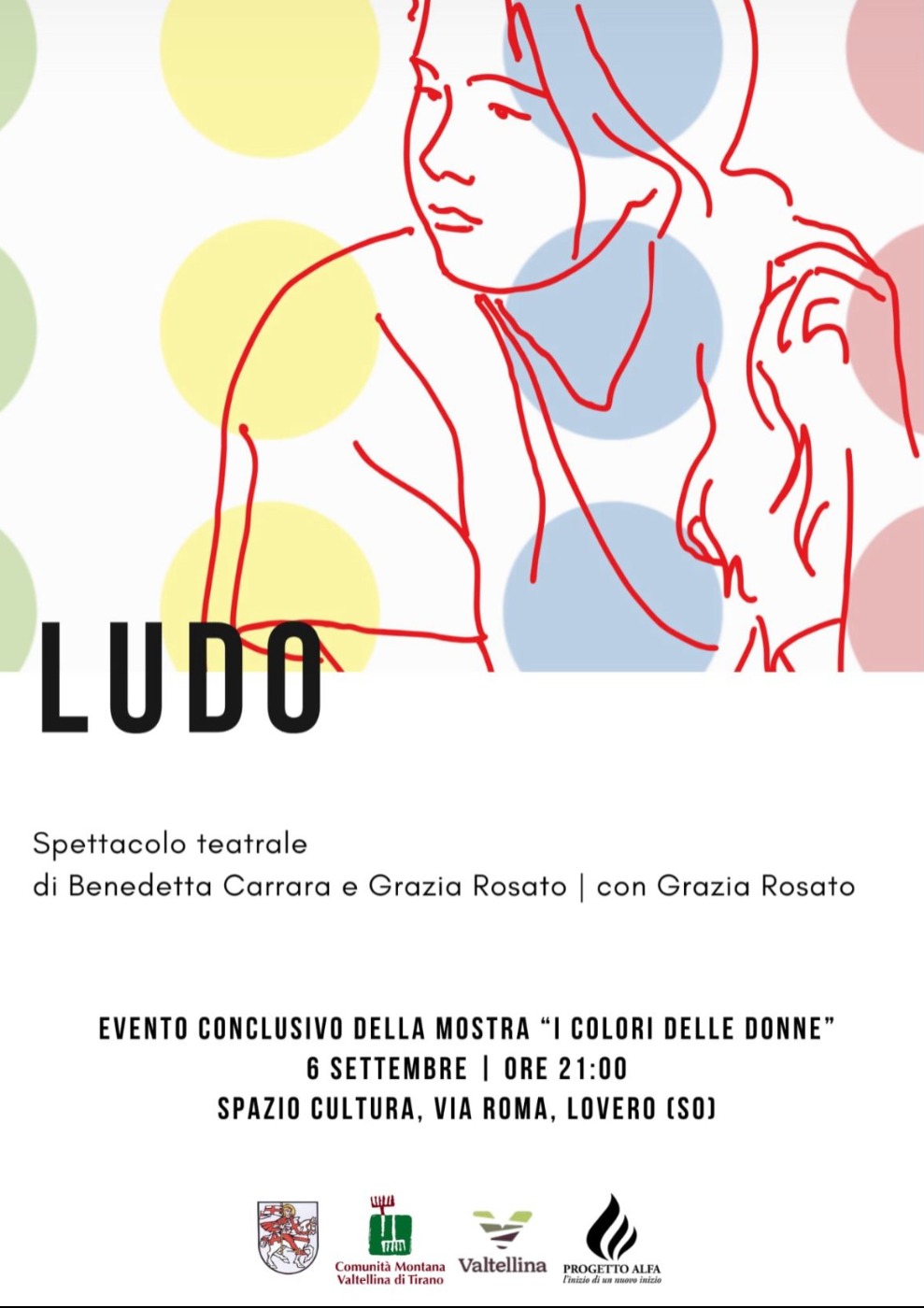 LUDO – Spettacolo teatrale a Lovero | 6 settembre 2025
