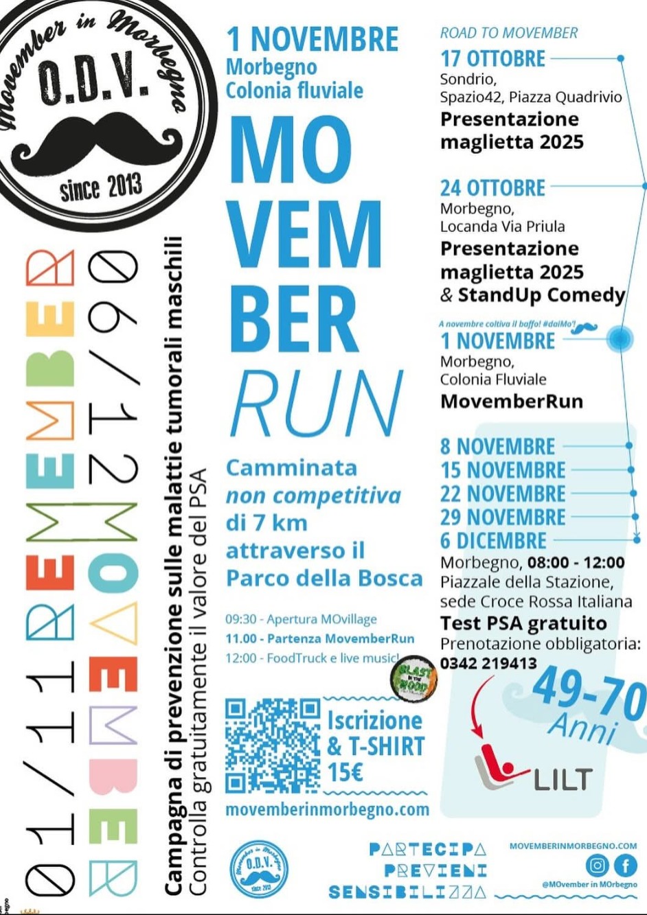Movember Run a Morbegno – 1 novembre 2025
