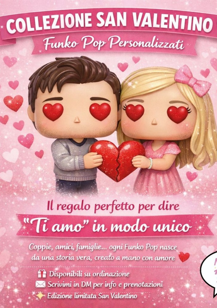 Collezione San Valentino: Funko Pop personalizzati | Nicky’s Arts Pop